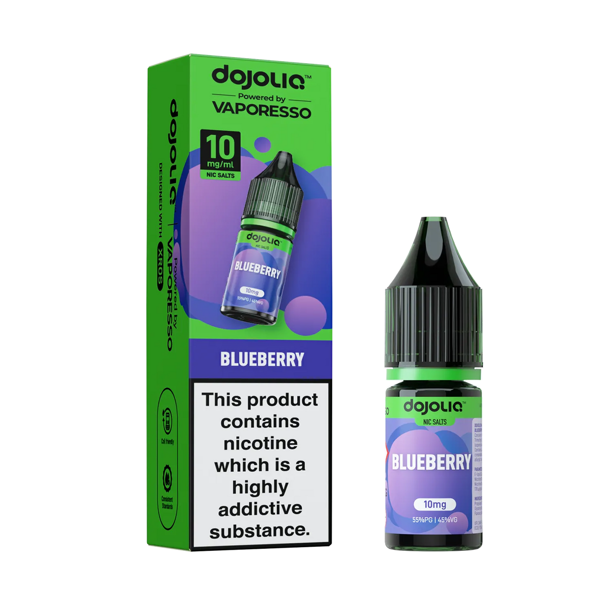 Vaporesso DOJOLIQ Blueberry Nic Salt 10ml – Mix Labs UK Ltd