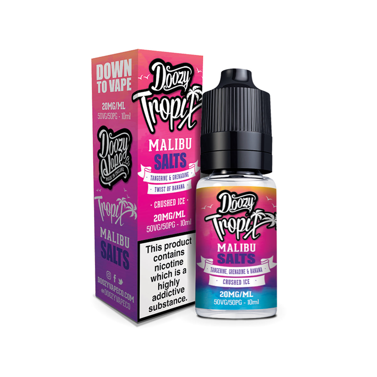 Doozy Tropix - Malibu Nic Salt – Mix Labs UK Ltd