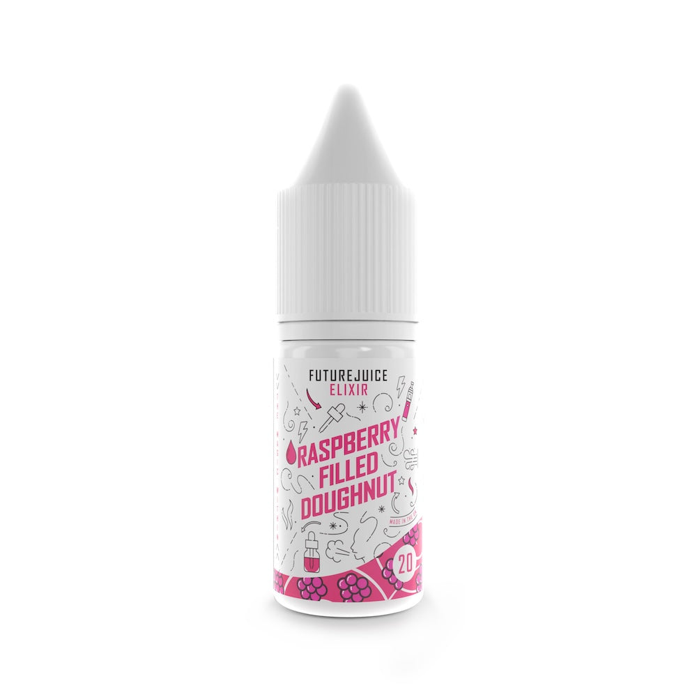 Future Juice Elixir - Raspberry Filled Doughnut Nic Salt – Mix Labs UK Ltd