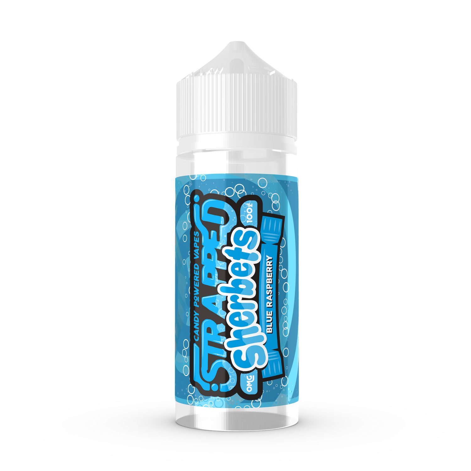 Strapped Sherbets - Blue Raspberry Sherbet 100ml